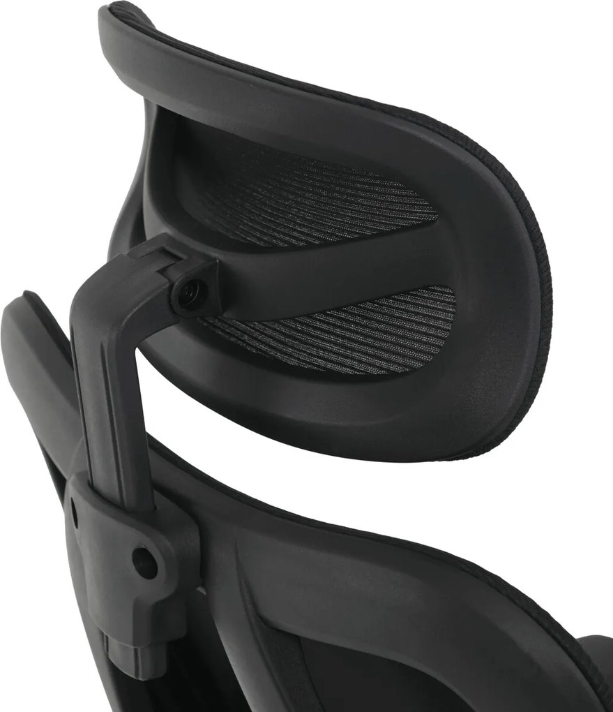 Ergonomická kancelářská židle FLEXIWORK - černá síťovina