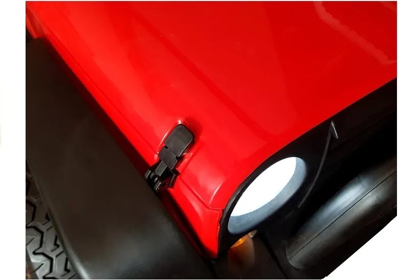 LEAN CARS Elektrické autíčko Jeep HP012 červené