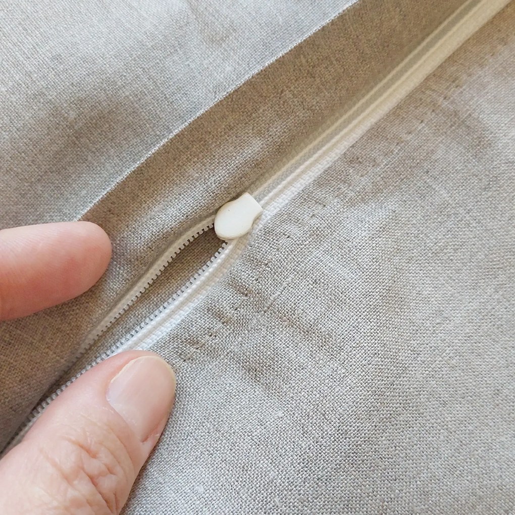 TULULUM Lněný povlak na polštář COMFORT NATURAL kolekce 2025 Rozměr polštáře: 50 x 50 cm