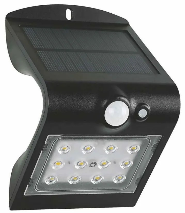 LED Solární nástěnné svítidlo se senzorem LED/1,5W/3,7V 1200 mAh IP65