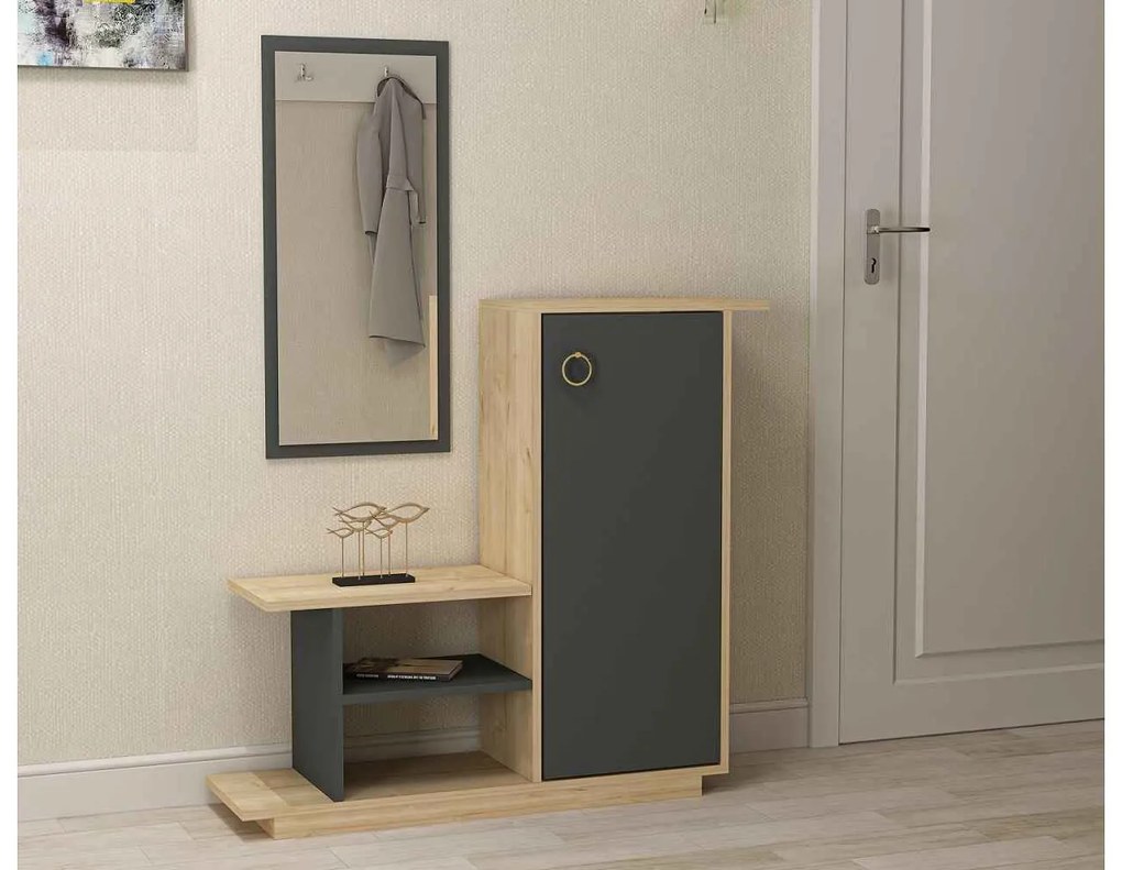 Designová předsíňová sestava Onella vzor dub