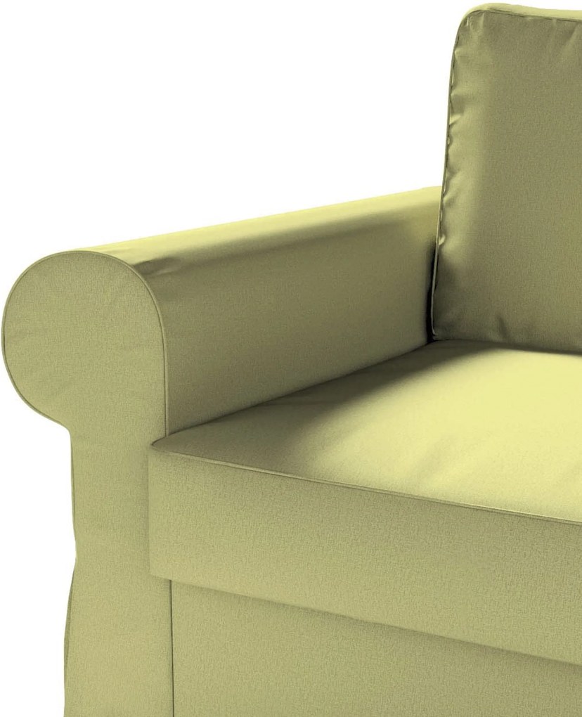 Potah na pohovku IKEA Backabro 2-místná, rozkládací barva zelená látka lesklé, sametová
