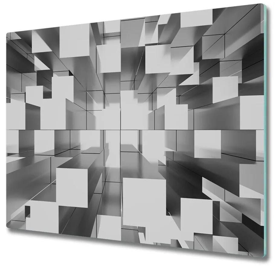 Skleněná krájecí deska Abstrakce na pozadí 60x52 cm