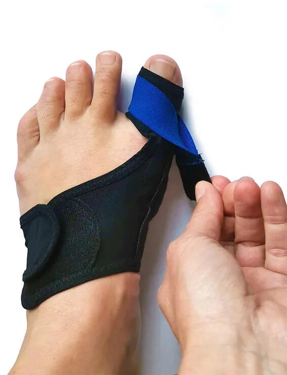 Bandáž Hallux Valgus s gelovým chráničem L/XL pravá 40-43
