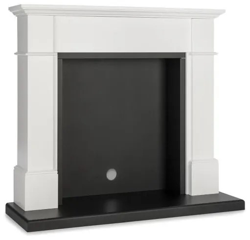 Klarstein Biel, konstrukce krbu, elegantní design, MDF, bílá