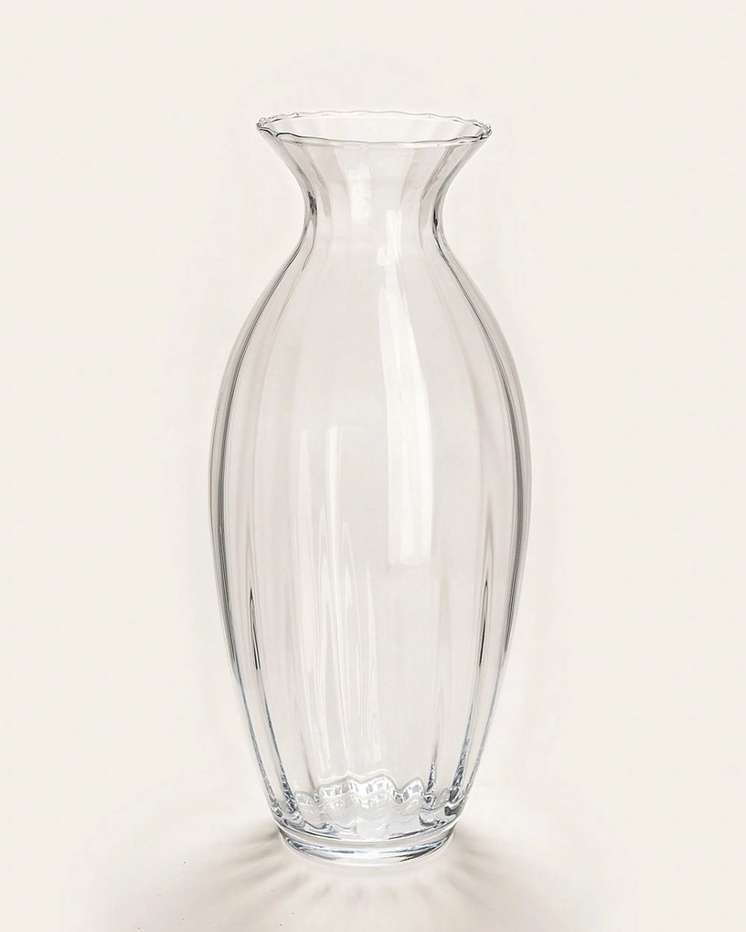 Skleněná váza Kavi 20x50 cm
