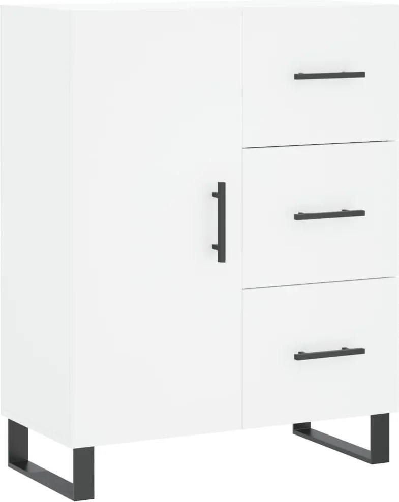 Skříň highboard bílá 69,5 x 34 x 180 cm kompozitní dřevo 3199833