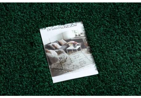 Dywany Luszczow Kusový koberec, běhoun SOFFI shaggy 5 cm láhev zelená Rozměr koberce: 70 x 200 cm