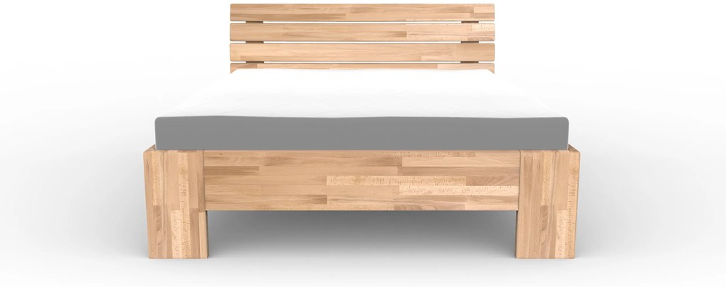 Masivní postel MADRID - Solwo Design Dřevo a odstín oleje: BUK Cink - Olej odstín BO106, Rozměr spací plochy: 240x200