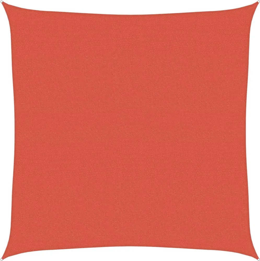 Stínící plachta 160 g/m² cihlová 6 x 6 m HDPE 311334