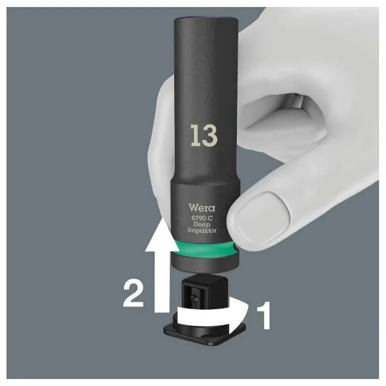 Wera 004841 Nástrčné hlavice 1/2" 13 ÷ 27 mm 8790 C Impaktor Deep Set 1 (Sada 11 dílů)