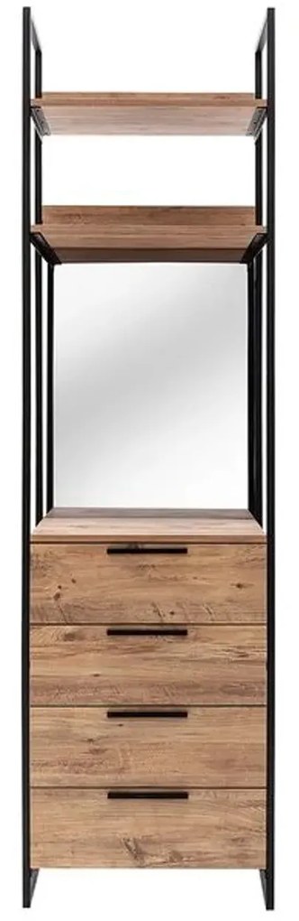 Kalune design Otevřená šatní skříň s šuplíky DYNAMIC 225x192 cm