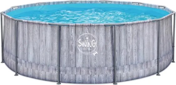 Swing FRAME GreyWood 3,66x1,07M + Skimmer mount