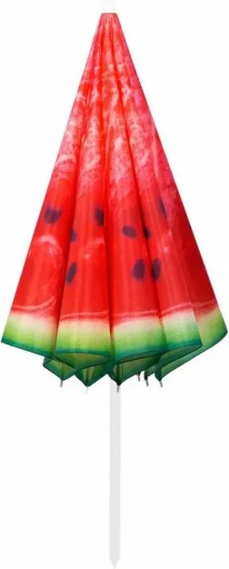 Zahradní slunečník 160 cm, meloun SPRINGOS VIVA BU0020