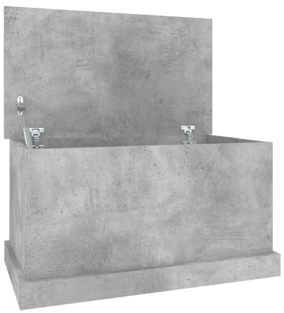 Úložný regál betonově šedý 70 x 40 x 38 cm kompozitní dřevo - Default Title