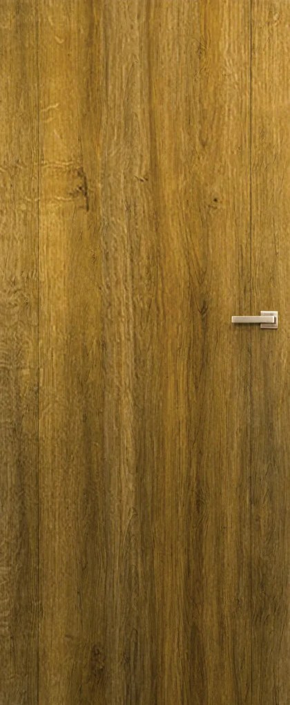 posuvné interiérové dveře do pouzdra LEON plné Průchozí rozměr: 70 x 197 cm, Orientace dveří: Levé dveře, Dekor: Bílá křída