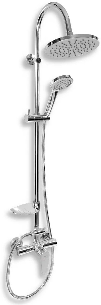 Novaservis Sprchové soupravy - Titania Fresh sprchový set s baterií, horní připojení sprchy, chrom, SET040/96,0