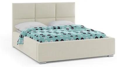Čalouněná postel NOVATIC 180x200 cm Krémová