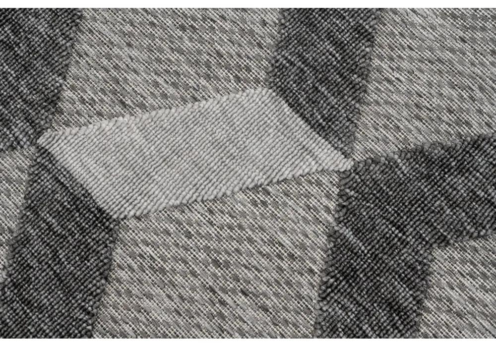 Kusový koberec 3D šedý 200x300cm
