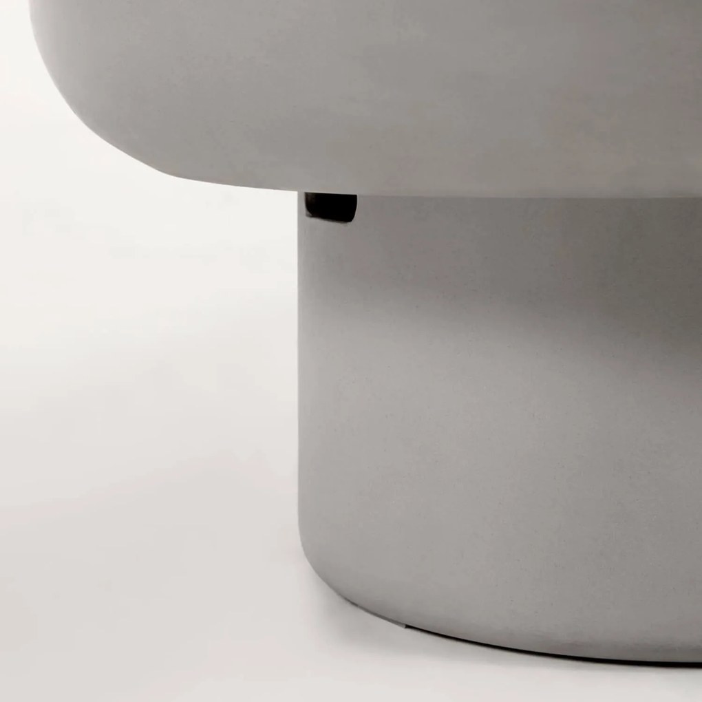 Venkovní stolek tamini 140 x 60 cm šedý MUZZA