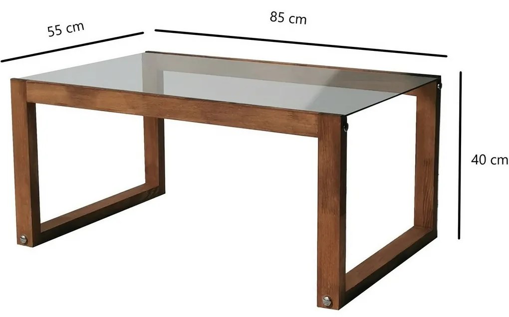 Konferenční stolek Via Wooden