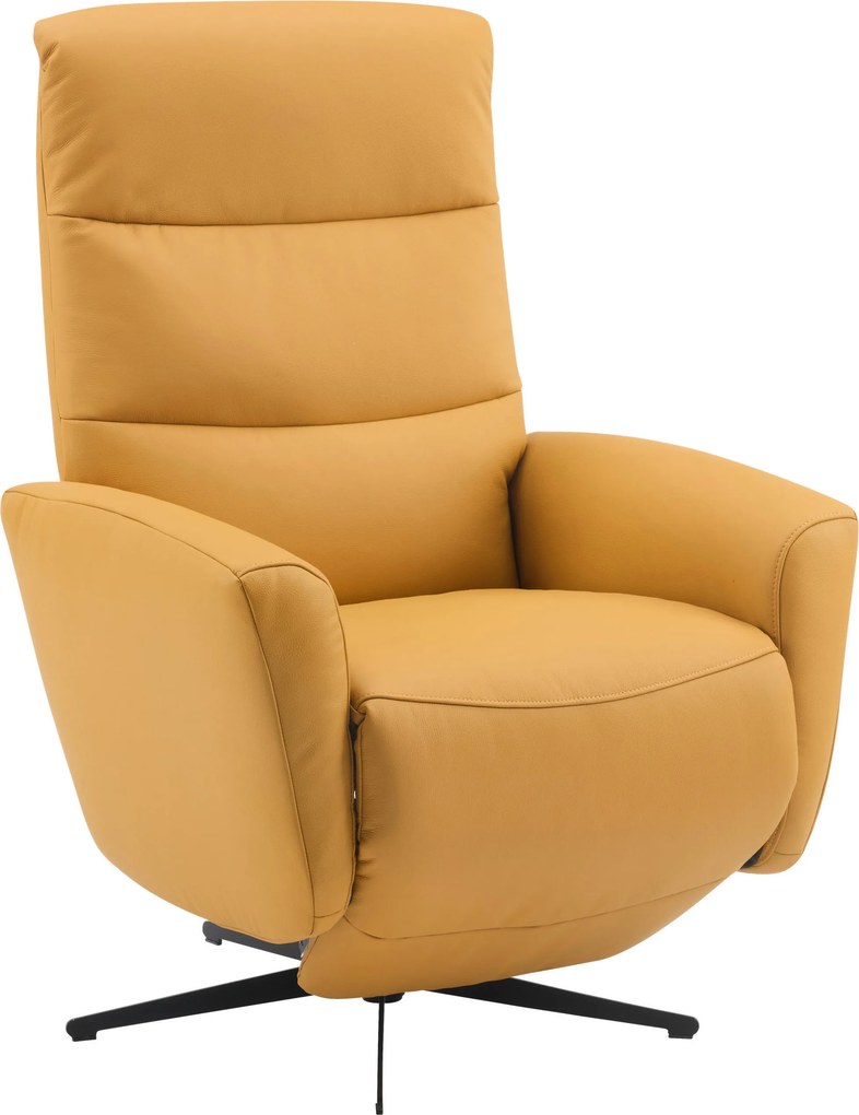 XXXLutz RELAXAČNÍ KŘESLO, textil, kůže, žlutá Livetastic - Online Only křesla & taburety - 000788005305