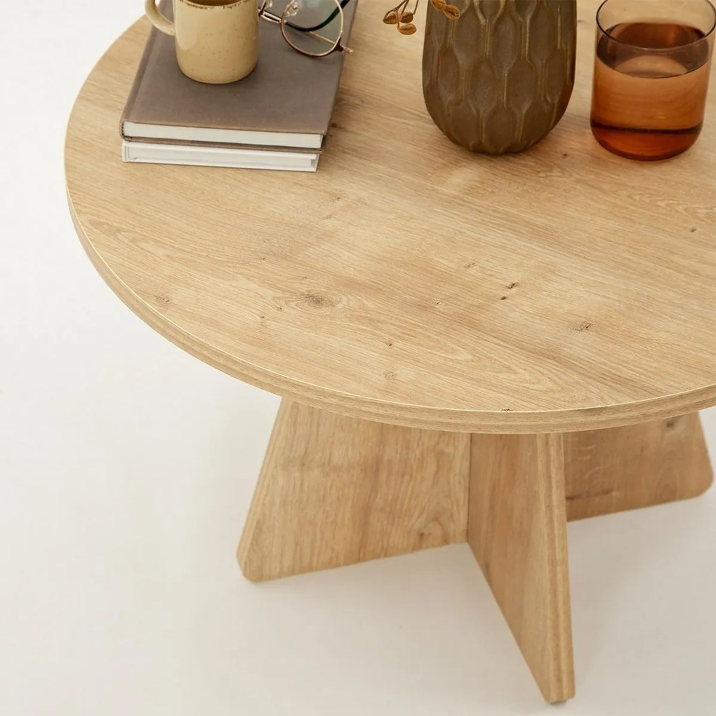 Konferenční stolek Mushroom Sapphire Oak