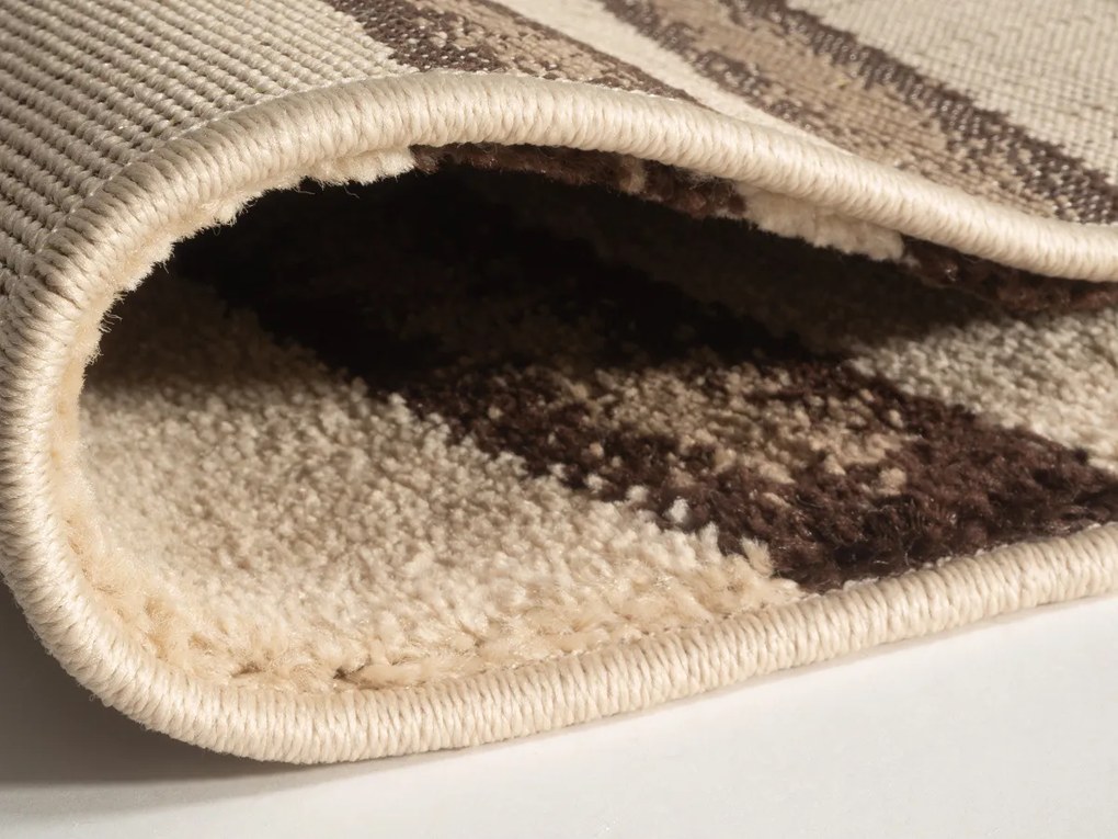 Spoltex, Kusový koberec Infinity New beige 6084, 120x170, béžová, obývací pokoj