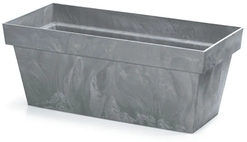 PROSPERPLAST Truhlík - CUBE CASE Beton Effect Rozměr: 58,7x26,4 cm, Barva: beton