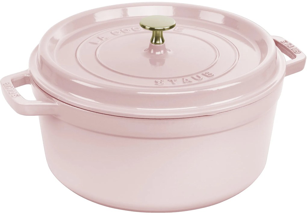 Staub Litinový hrnec s poklicí Cocotte, Ø 22 cm / 2,6 l, růžová 1030215