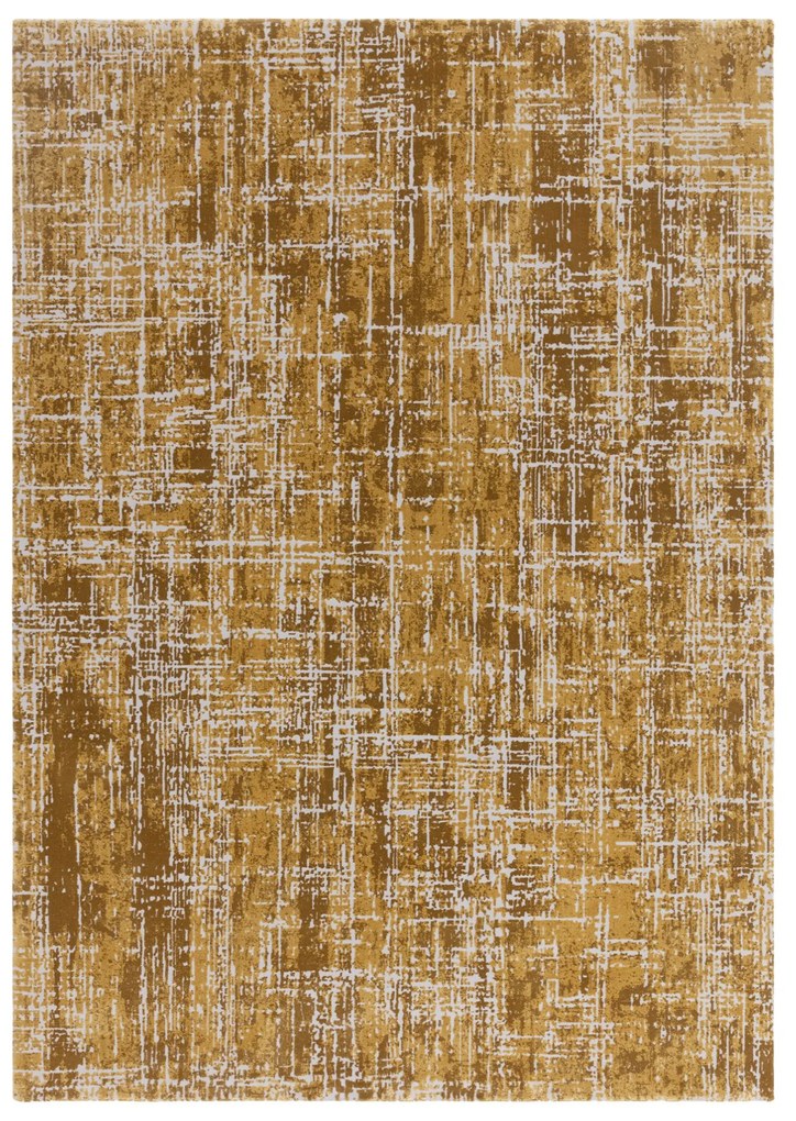 Tribeca Design Kusový koberec Zoom Abstract Gold Rozměry: 240x340 cm