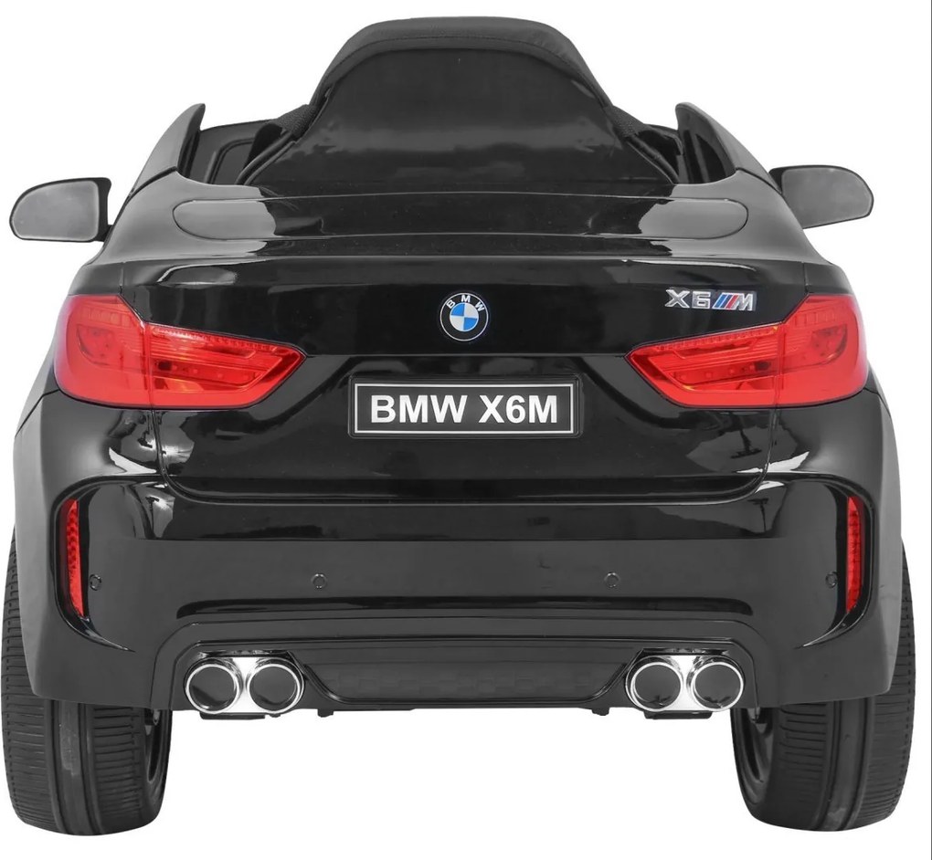 Ramiz Dětské elektrické autíčko BMW X6M lakované - černé SUV + dálkové ovládání