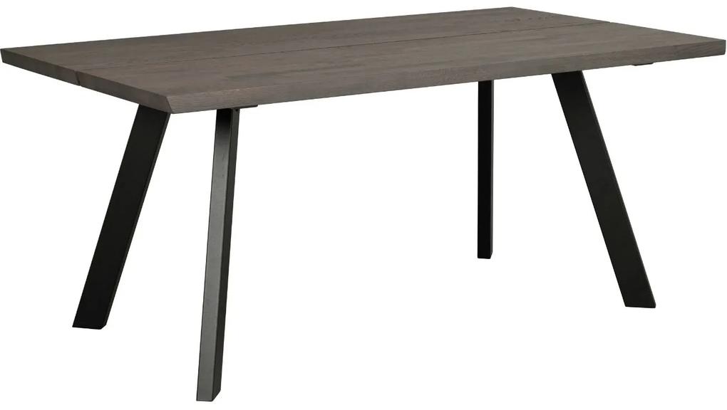 OnaDnes -20% Tmavě hnědý dubový jídelní stůl ROWICO FRED 170 x 95 cm