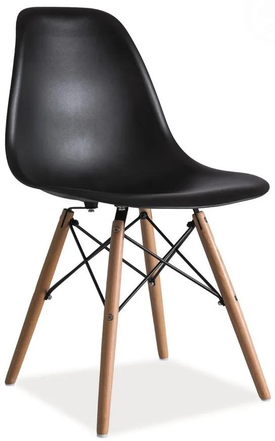 Casarredo Jídelní židle v černé barvě KN166