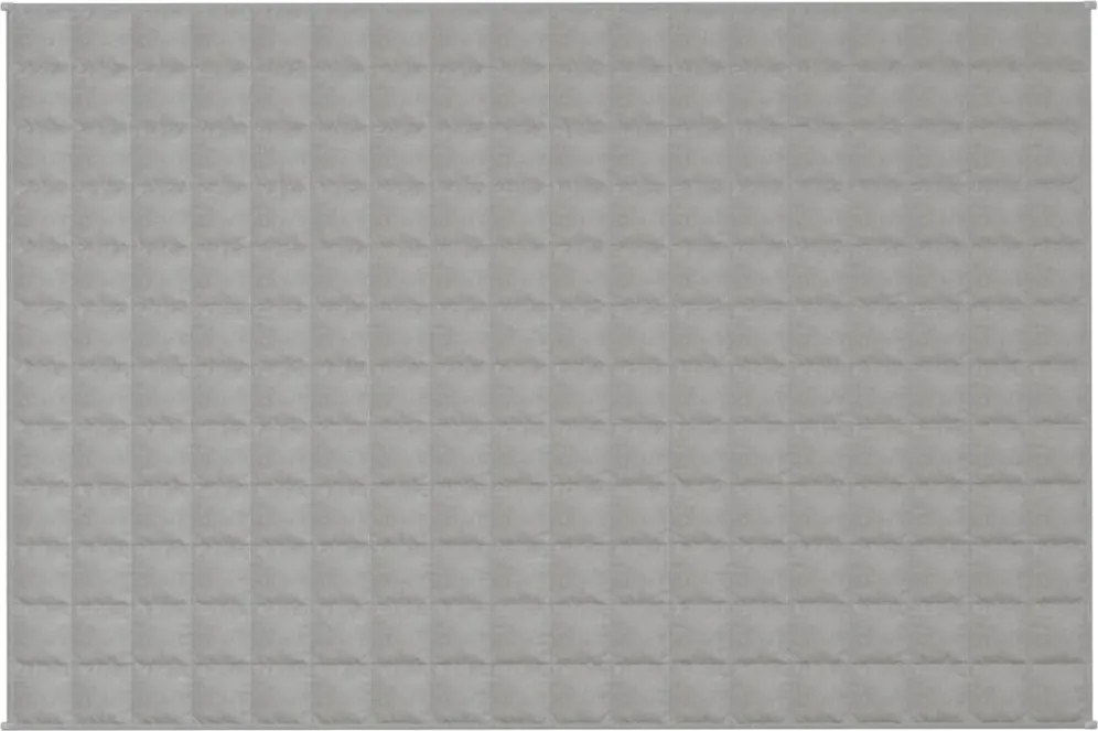 Zátěžová deka šedá 122 x 183 cm 9 kg textil 3154776