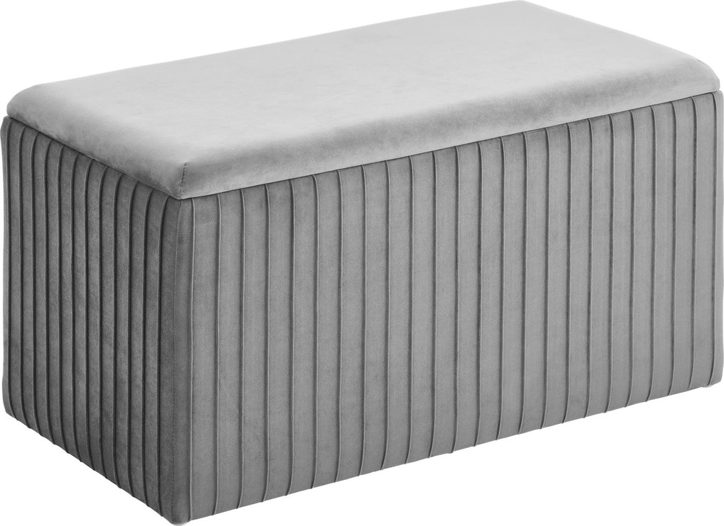 XXXLutz SEDACÍ BOX, dřevo, textil, 75/40/40 cm Xora - Taburety - 000239004502