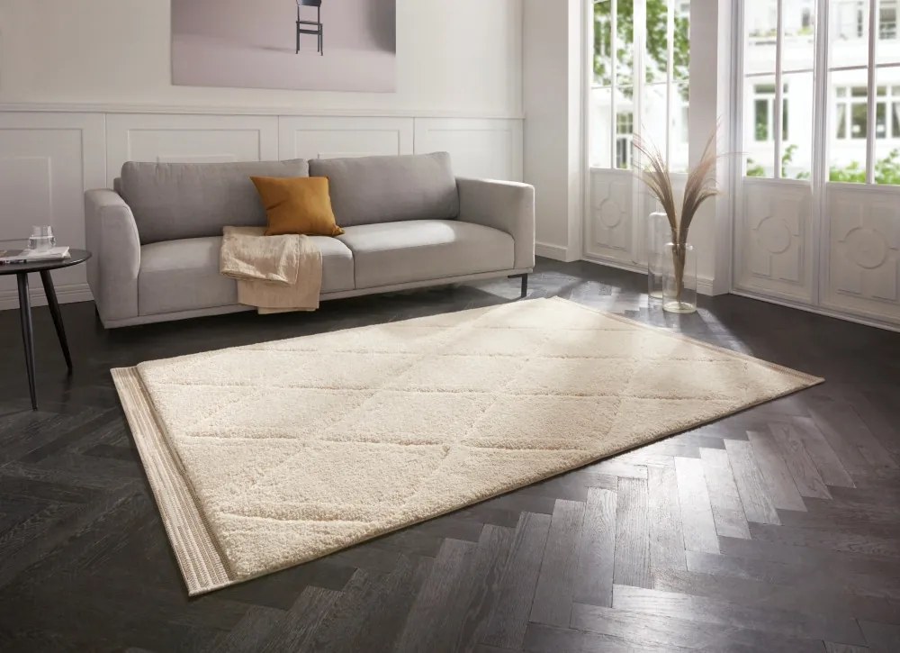 Hanse Home, Kusový koberec Norwalk 105100 beige, 160x230, béžová, obývací pokoj