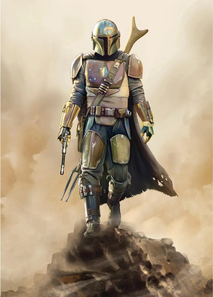 Komar Vliesová fototapeta Star Wars The Mandalorian The Hunter 200 x 280 cm