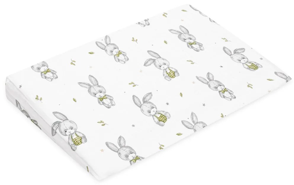Mušelínový potah na kojenecký polštář-klín New Baby STANDARD 59x37cm bunny Barva: multicolor