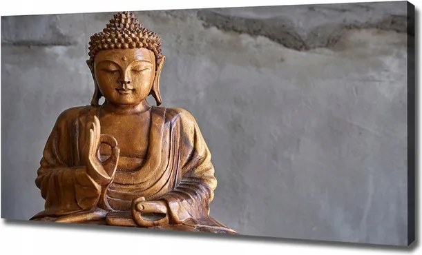 Fotoobraz obraz na plátně Dřevěný buddha 120x60 cm