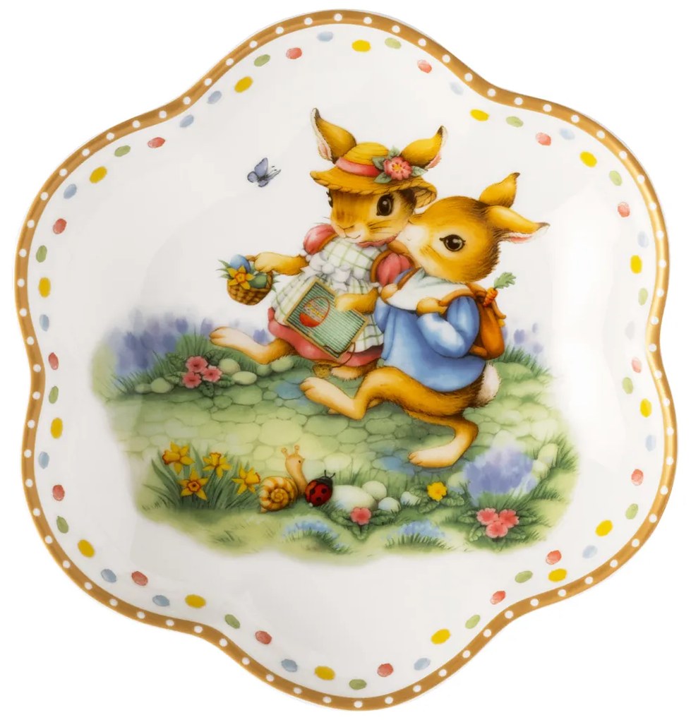 Villeroy & Boch Miska Annual Easter Edition 2025, zajíčci Anna a Max, 16,5 cm 14-8627-3862