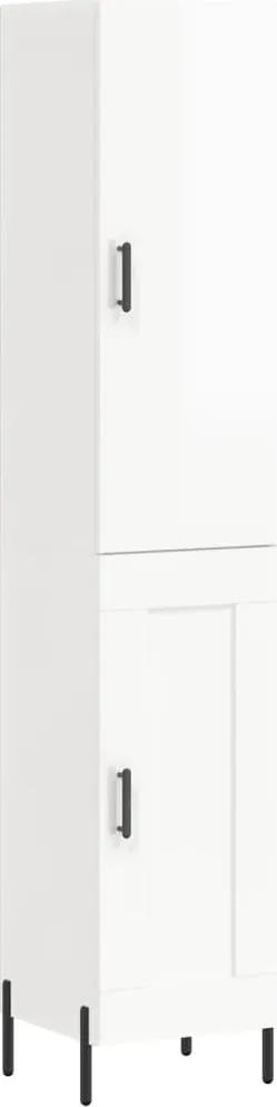 vidaXL Skříň highboard 34,5 x 34 x 180 cm kompozitní dřevo [3199115] Barva: Betonová šedá