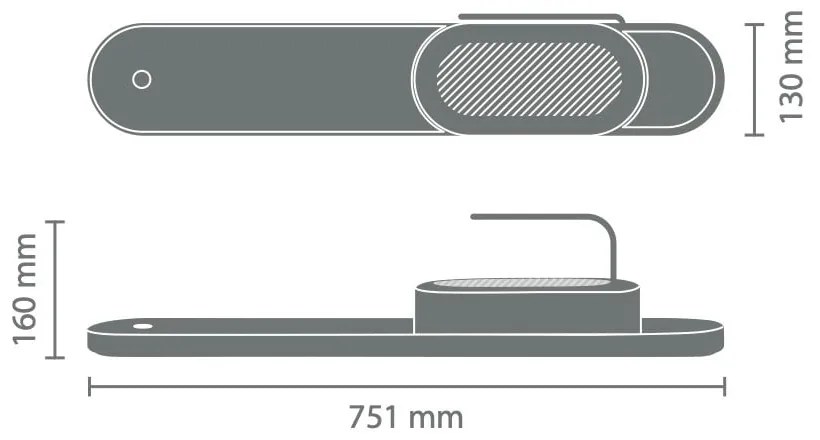 Bílý plastový stojan na mycí prostředky SinkStyle – Brabantia
