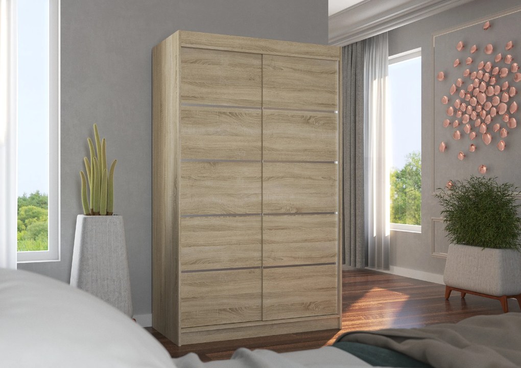 ADRK Furniture Skříň posuvná BENISSO 120