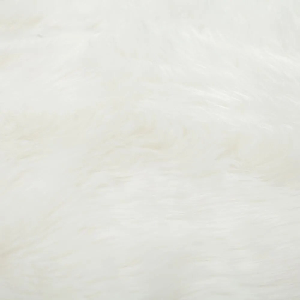 Flair Rugs, DOPRODEJ: 80x150 cm Kusový koberec Faux Fur Sheepskin Ivory, 80x150, bílá, ložnice