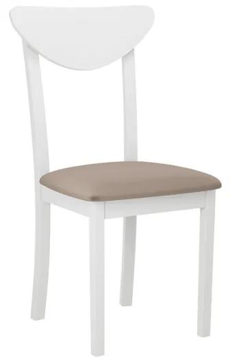 Čalouněná židle Malzik III, Barva dřeva: bílá, Potah: Hygge D20