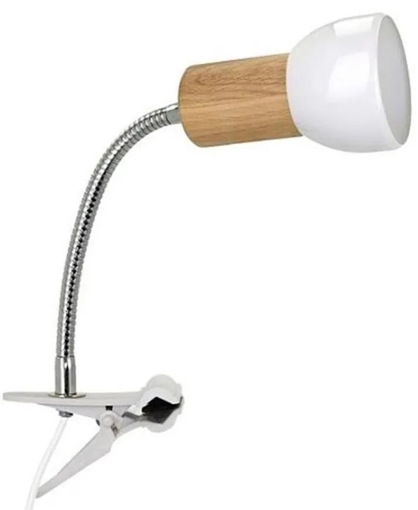 Spot-Light 2224174WF - Lampa s klipem SVENDA 1xE27/60W/230V Biano.cz