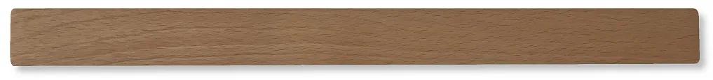 Wook | dřevěná magnetická lišta na nože - buk montáž: montáž na sklo/zeď, velikost: 30 x 4 x 2 cm (5 nožů)