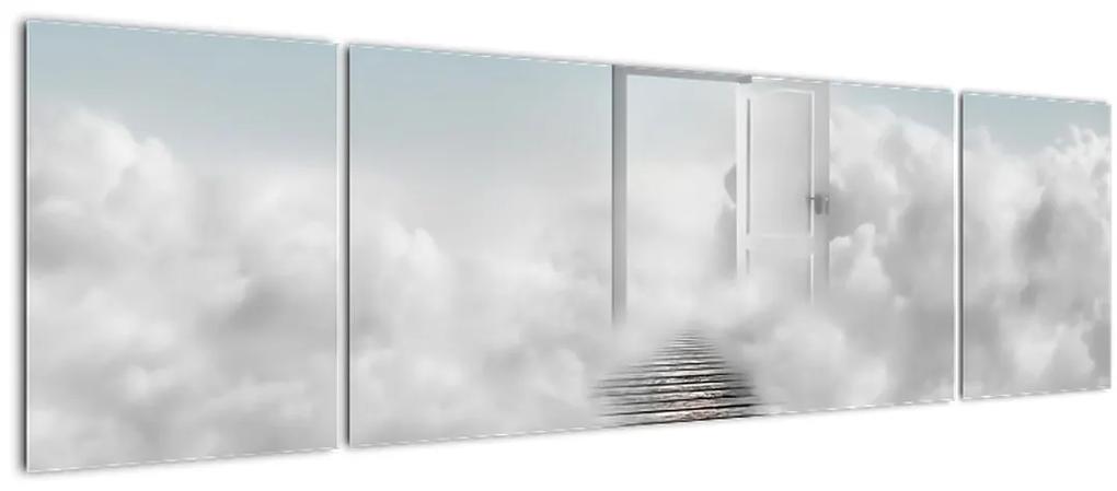 Obraz - Dveře do nebe (170x50 cm)