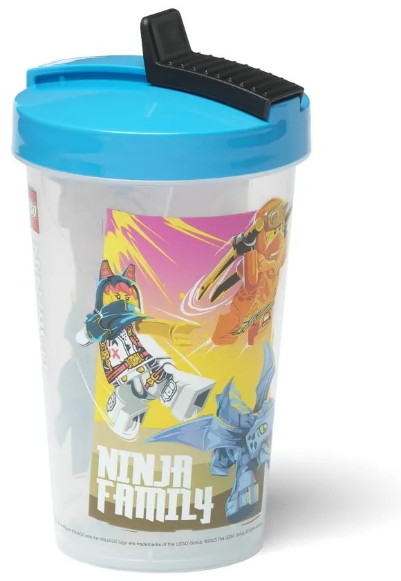 Modrá dětská lahev 500 ml Ninjago – LEGO®